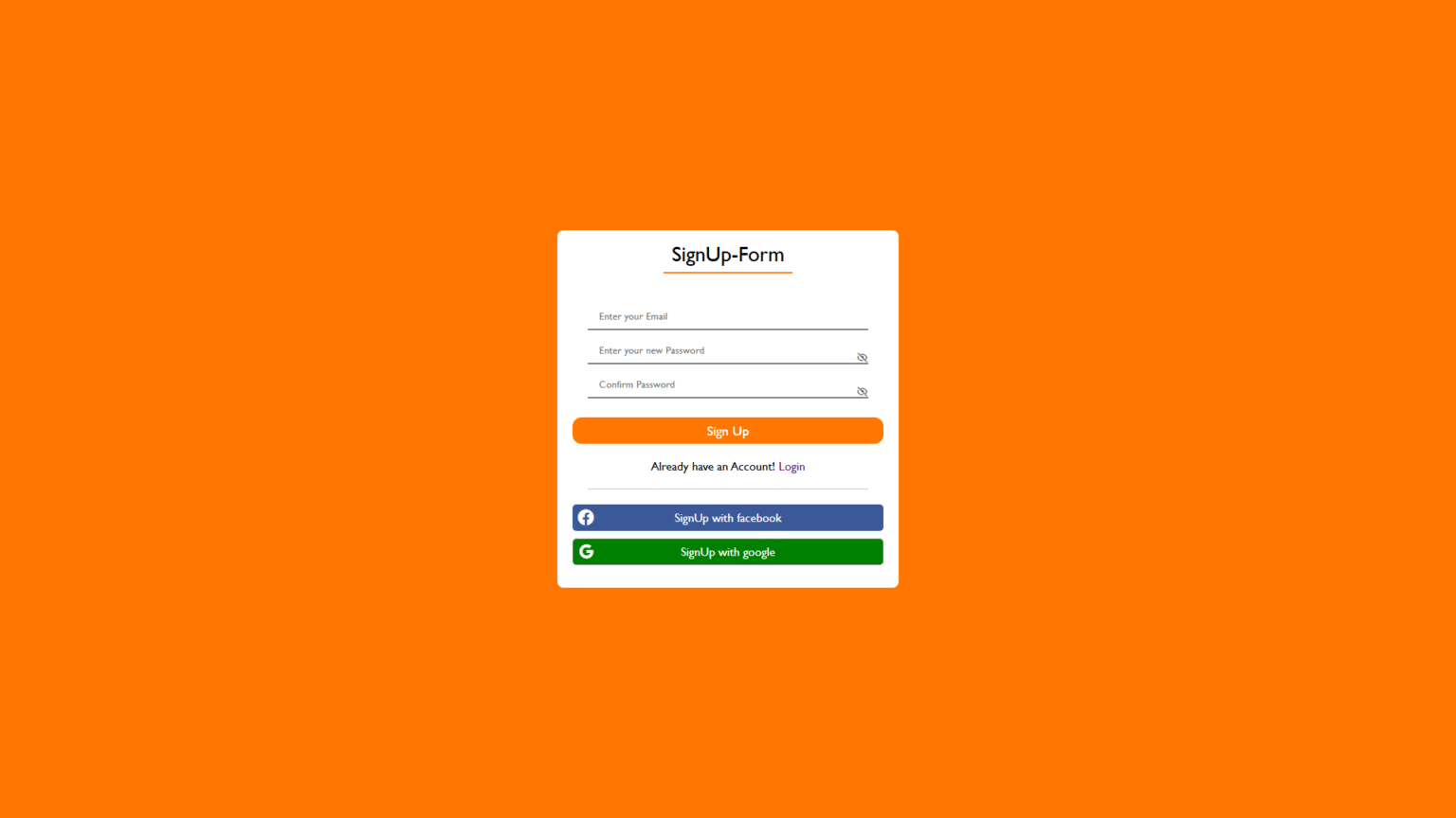 Build a Modern Login & Signup Form with HTML, CSS, JS - Learn With Arshyan